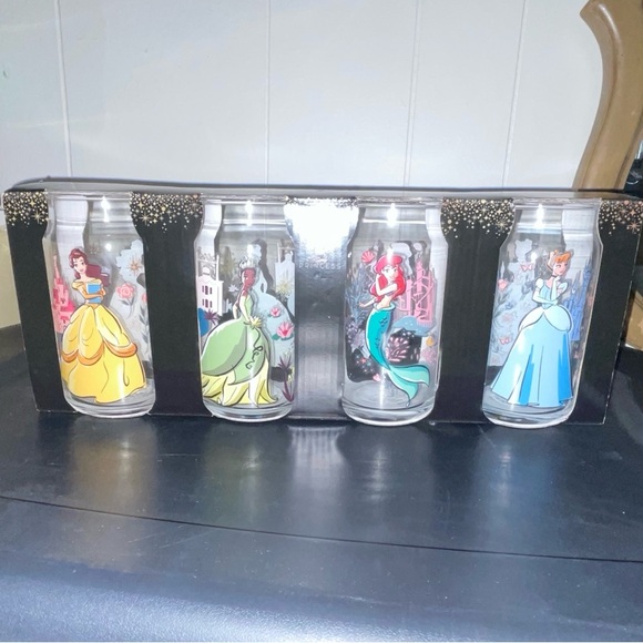 Disney | Dining | Disney Princess Glass Set Multicolor | Poshmark